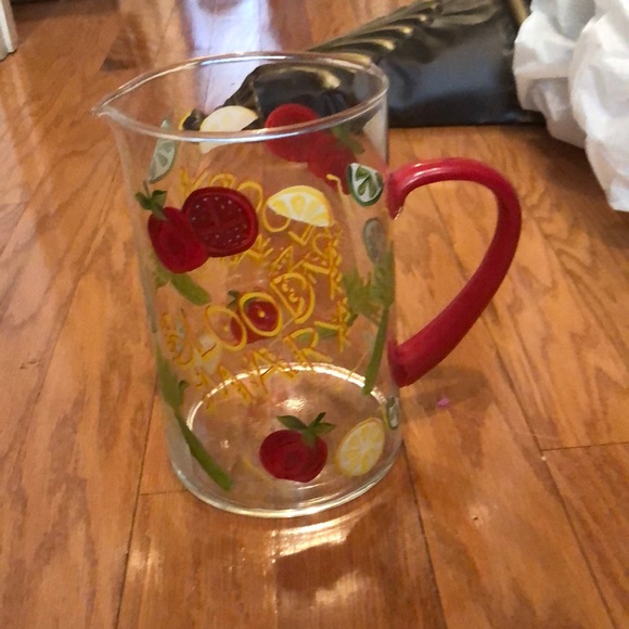 Dining | Hand Painted Bloody Mary Pitcher | Poshmark